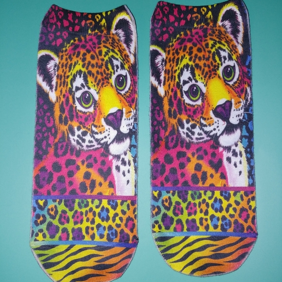 Lisa Frank | Accessories | Vintage Style Lisa Frank Cheetah Cub Footie ...